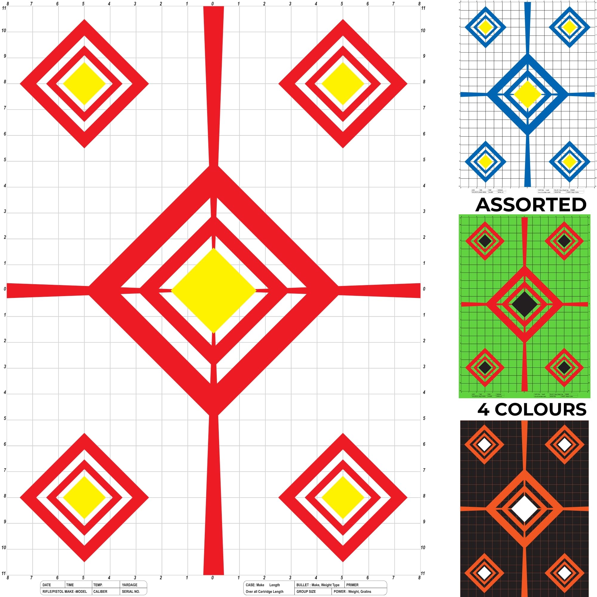 Heavy Duty Shooting Targets Paper - Targets for Shooting Range ...