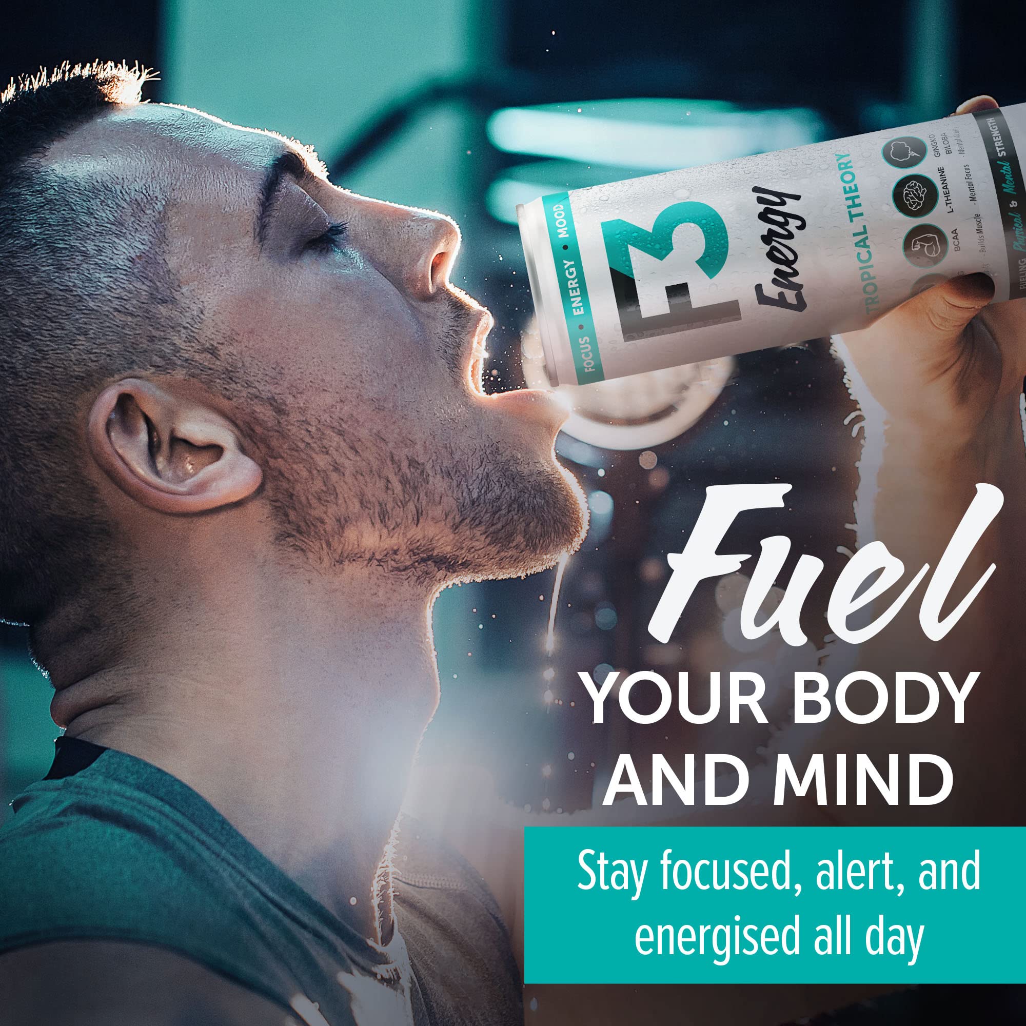 Mua F3 Energy - Tropical Theory Energy Drink, Muscle Building Sports ...