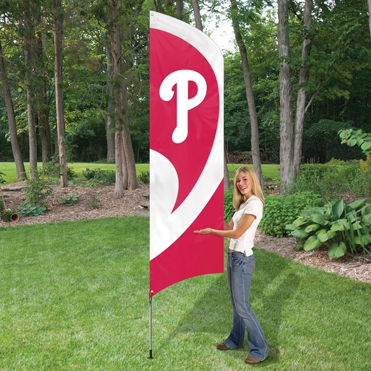 Amazon.com : MLB Tall Team Flag MLB Team: Philadelphia Phillies ...