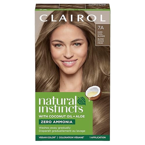Clairol Natural Instincts Demi-Permanent Hair Dye, 7A Dark Cool Blonde ...