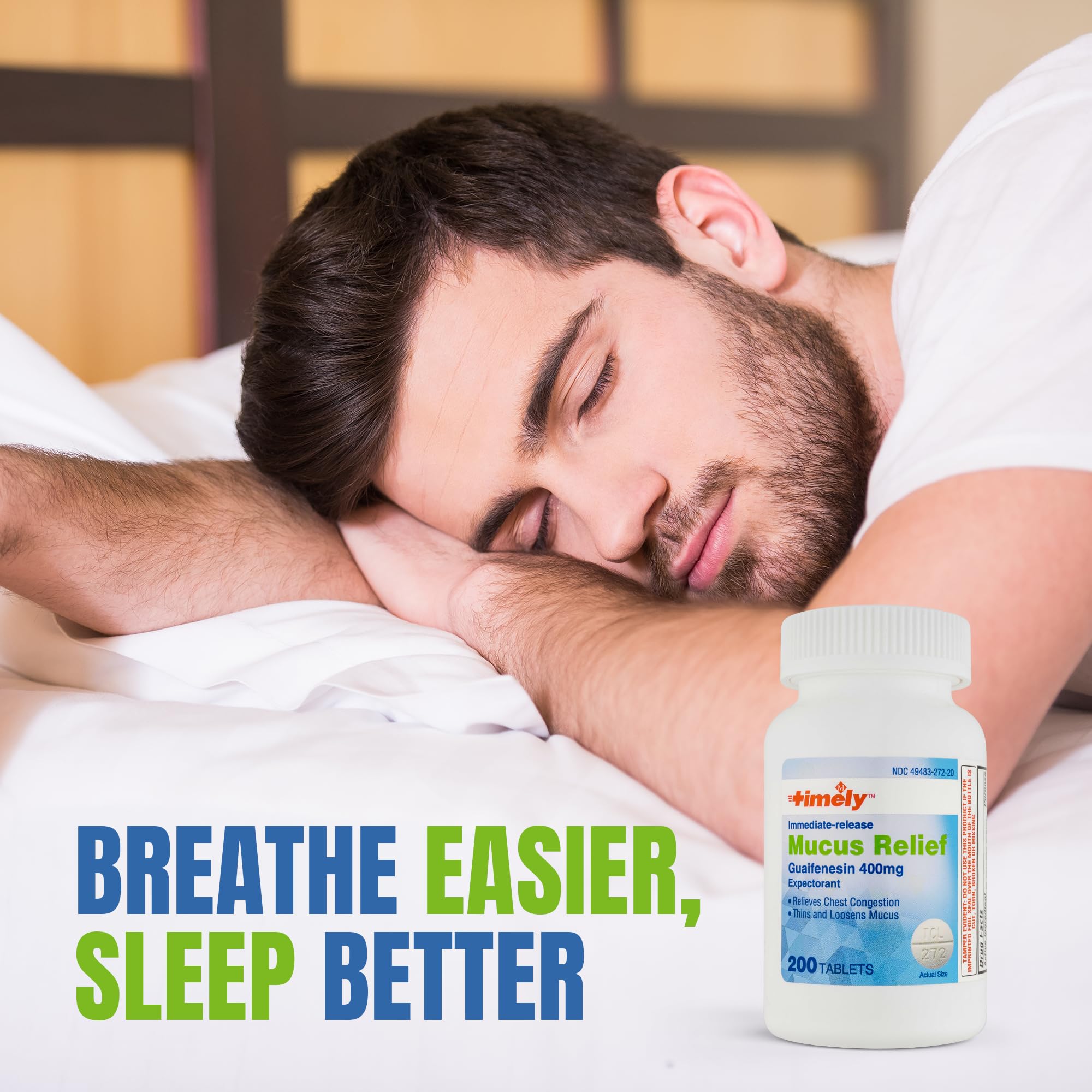 Mua TIME-CAP LABS, INC. Timely Mucus Relief Guaifenesin 400mg 200 ...