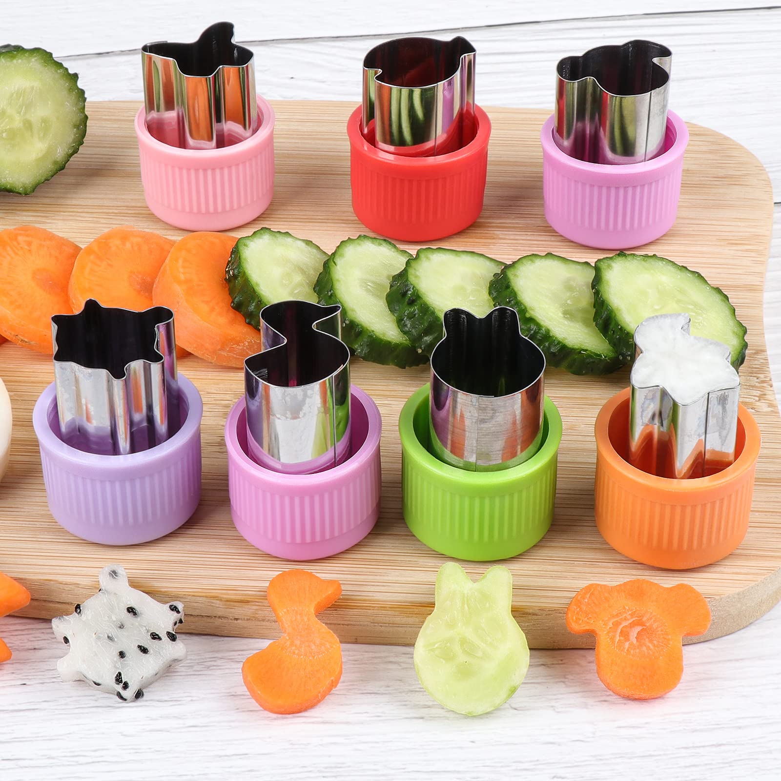 Mini Cookie Cutters Set, Small Fruit Vegetable Cutters Shapes, Animal ...