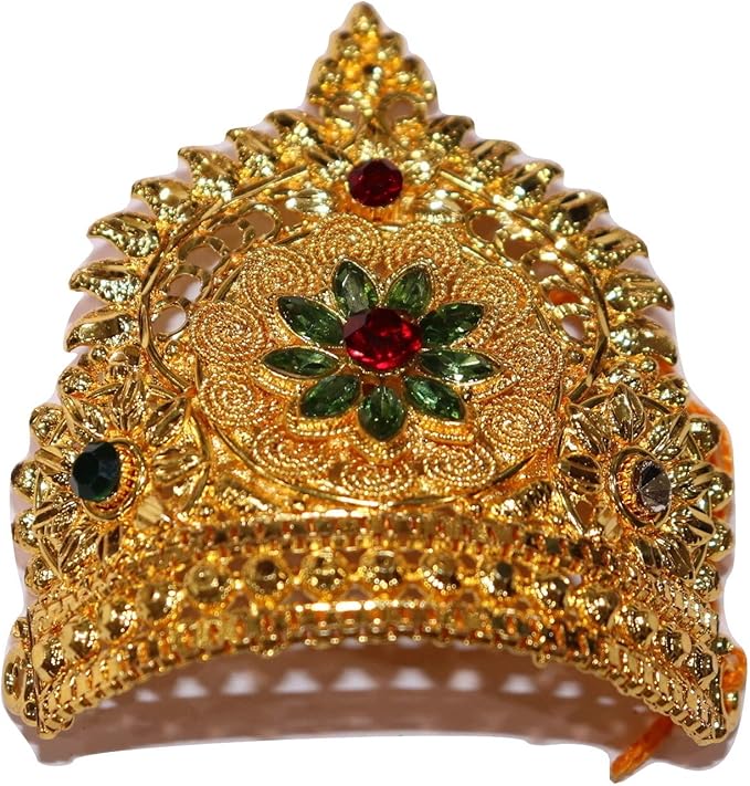 Buy Reliable Durga MAA Gold Plating MUKUT || MUKUT for All Deities of ...