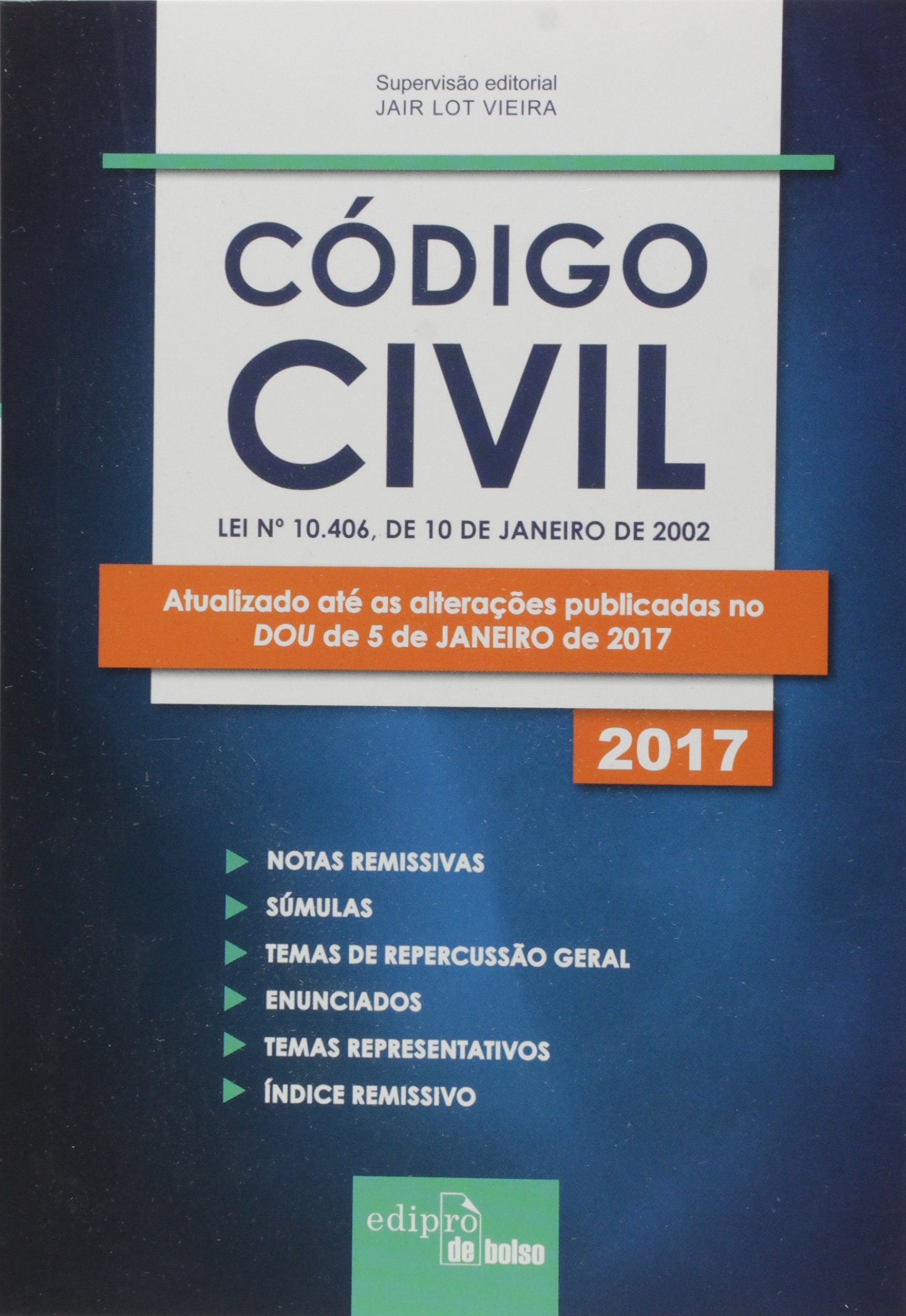Código Civil - Coleção Mini Códigos PDF Jair Lot Vieira