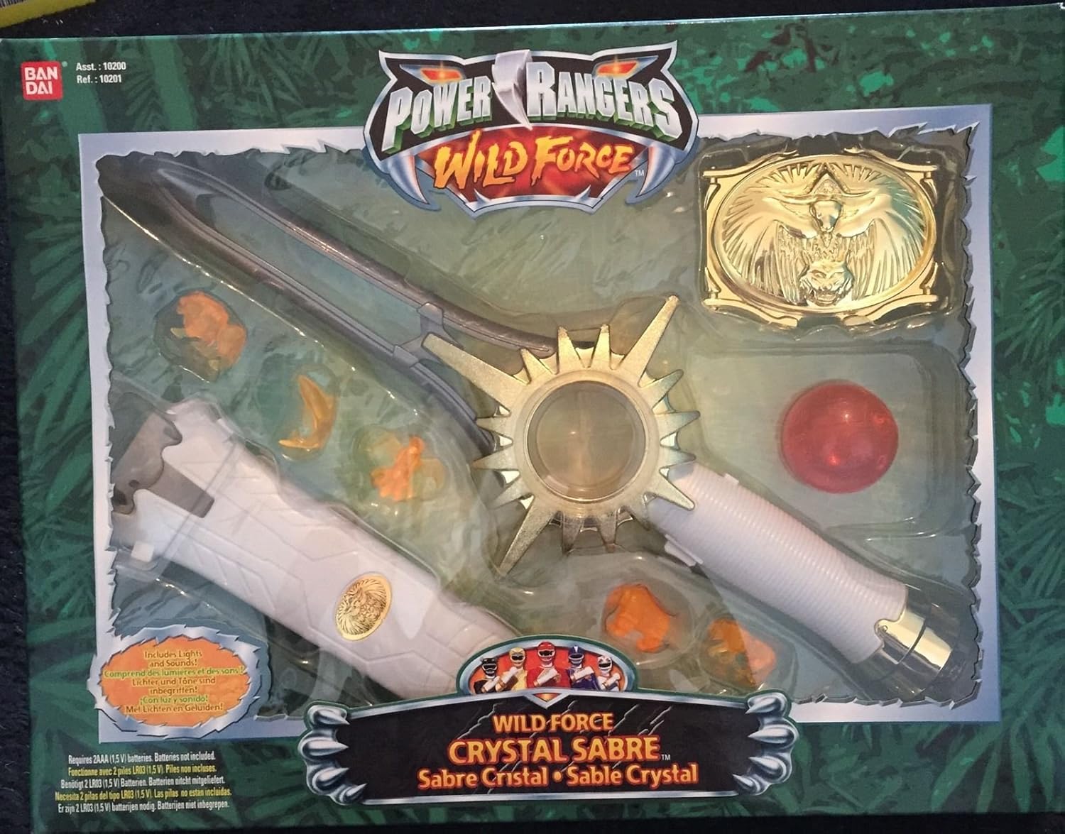 Power Rangers Wild Force Crystal Sabre. New and boxed: Amazon.co.uk ...