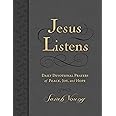Jesus Listens, Large Text Leathersoft, Charcoal, with Full Scriptures ...