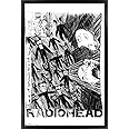 Amazon.com: Trends International Radiohead - Scribble Wall Poster, 22.375" x 34", Black Framed ...