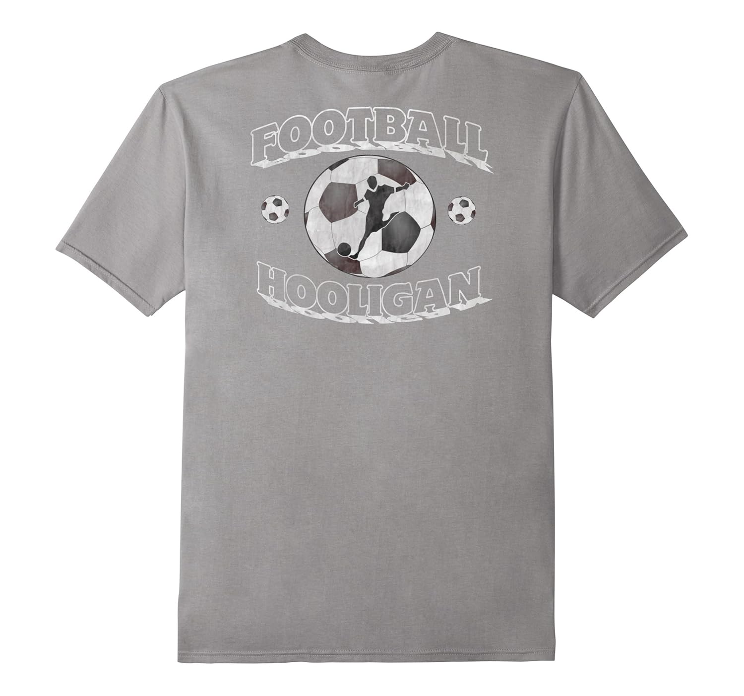 FOOTBALL HOOLIGAN DISTRESSED SOCCER T-SHIRT-TD – Teedep
