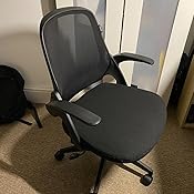 Hbada Office Chair Desk Chair Flip-up Armrest Ergonomic Task Chair ...