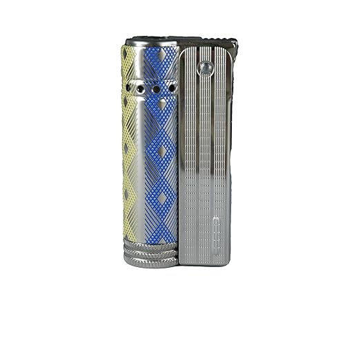Vintage IMCO Lighter Junior 6600 Made in Austria Blue Yellow Rhombus ...