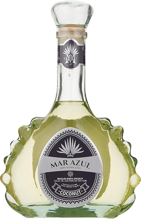 Mar Azul Tequila, Coconut Flavor, x1 Bottle, 25% Alcohol , 70cl, Made ...