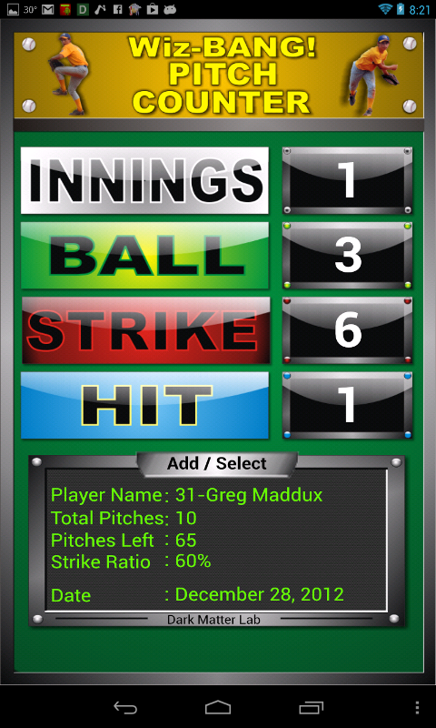 Wiz-BANG! Pitch Counter:Amazon.com:Appstore for Android