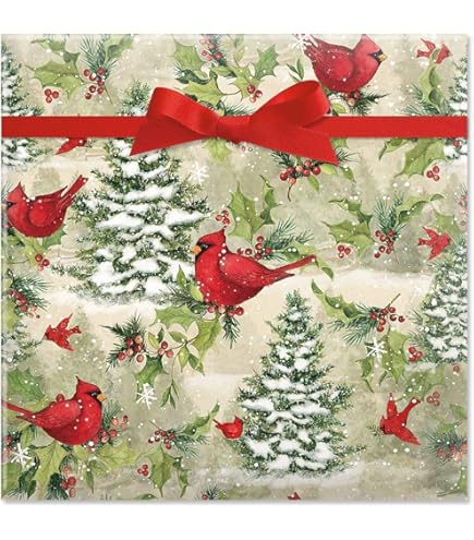 Bulk Ream Gift Wrap Bulk Gift Wrap Paper - Elegant Holly Design | 833 ...