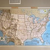 National Geographic: United States Classic Wall Map (43.5 x 30.5 inches ...