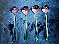 Amazon.com: SelfTek 8Pcs Rainbow Flower Spoon Set, 2 Different Size ...