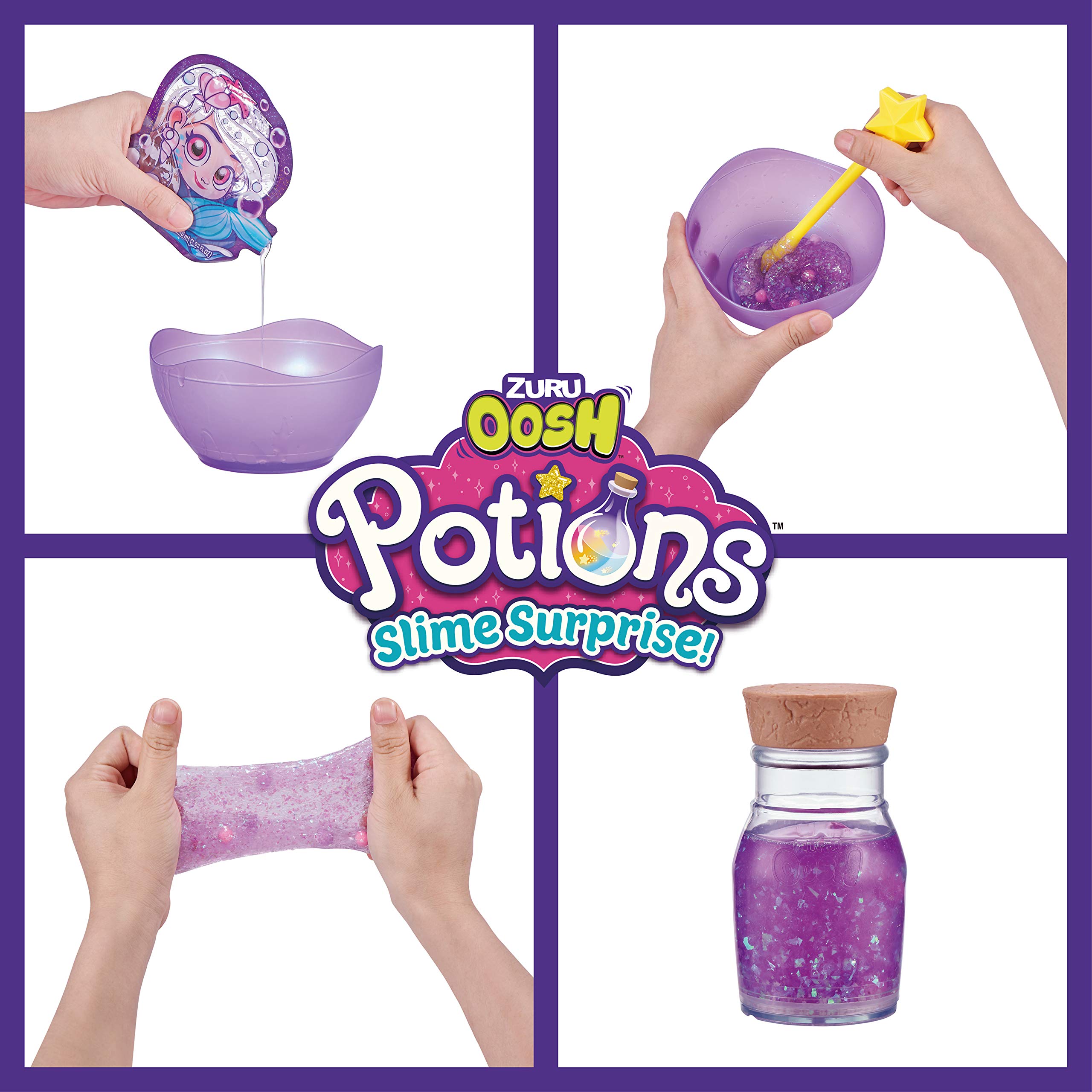 Oosh Potions Slime Surprise (Purple) By ZURU DIY Slime Kit With ...