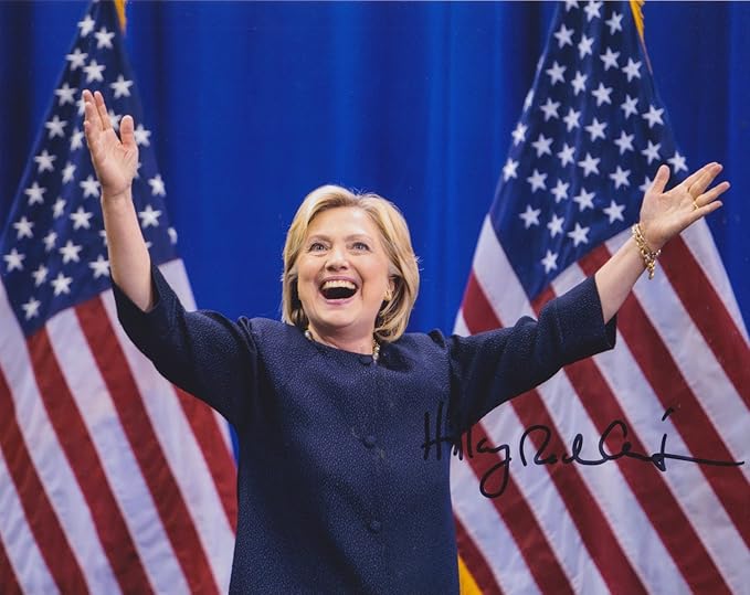 Hillary Clinton signed 8x10 photo at Amazon's Entertainment ...