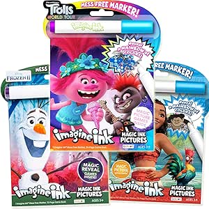 Amazon.com: Imagine Ink Magic Pictures Coloring Activity Books Set ...