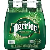 Perrier Carbonated Natural Spring Sparkling Water, Original, 500mL Plastic Bottle, 24 Bottles ...