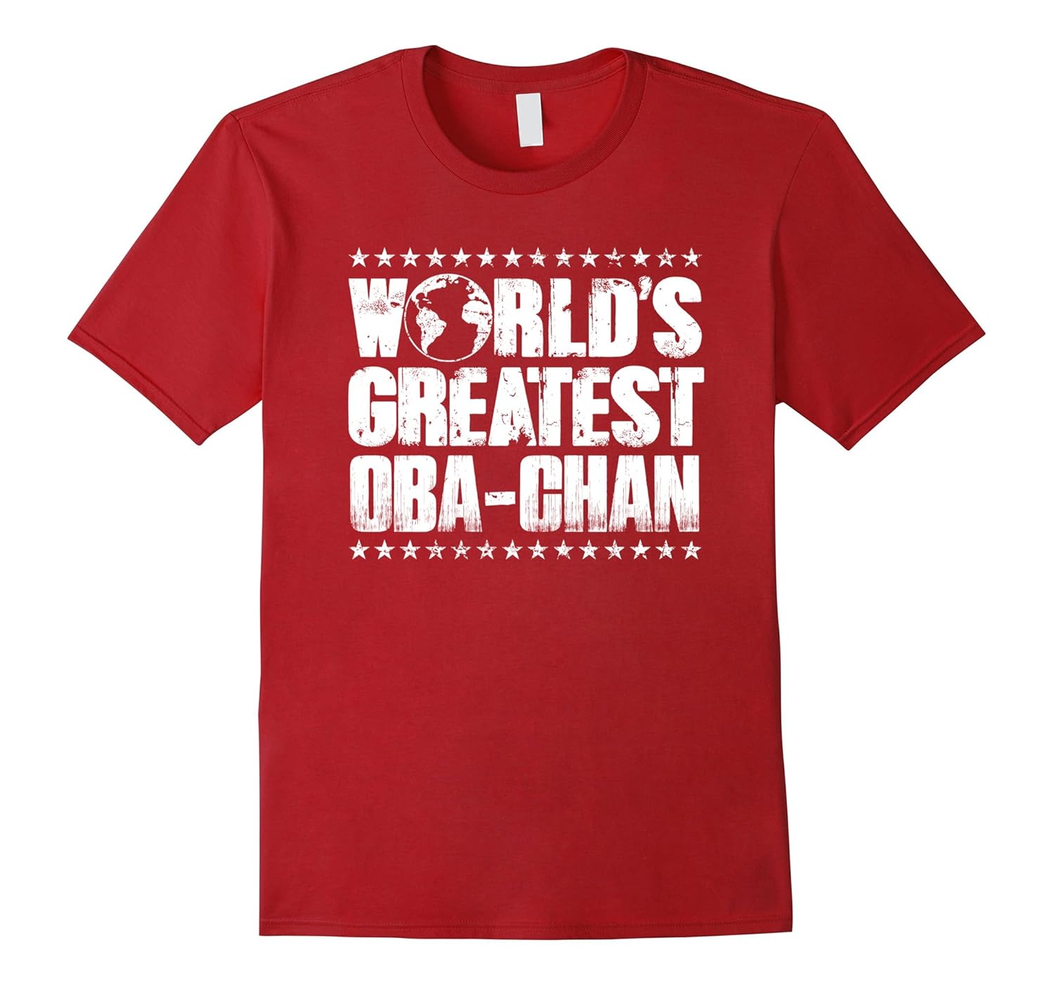 World’s Greatest Oba-Chan T Shirt – Best Ever Award Gift Tee-4LVS