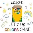 Amazon.com: Eureka Crayola Let Your Colors Shine Classroom Bulletin ...