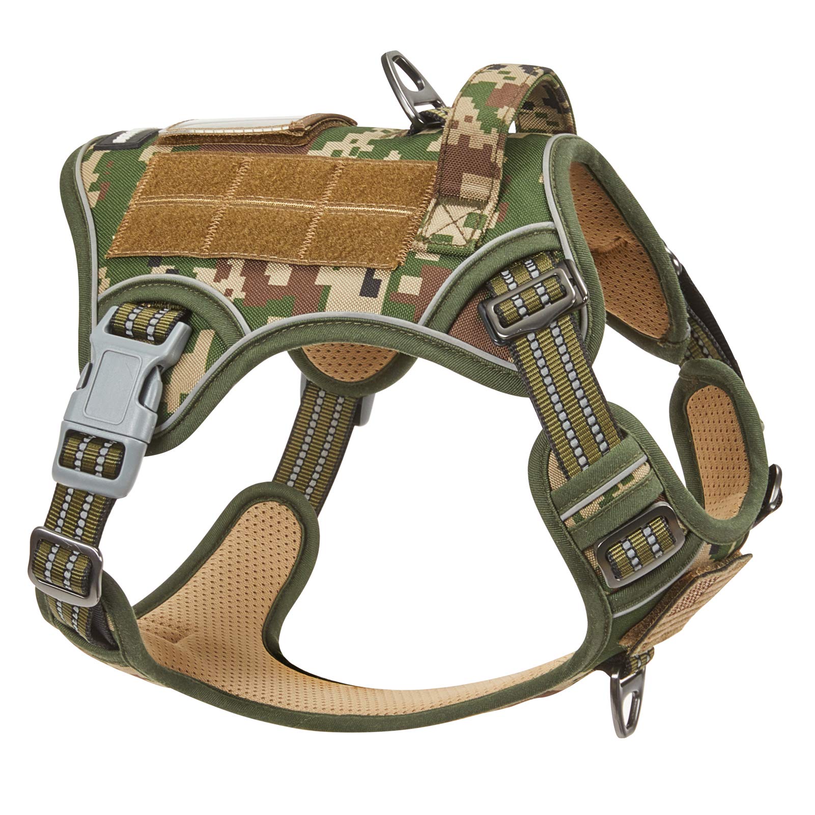 BUMBIN Tactical Dog Harness for Medium Dogs No Pull, Famous TIK Tok No ...