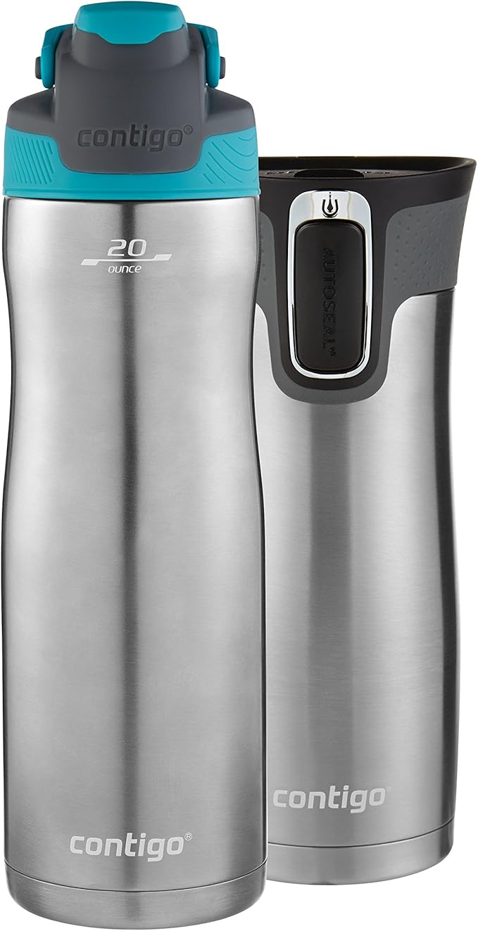 Contigo- Termo de acero inoxidable, paquete de 2: Amazon.com.mx: Hogar ...