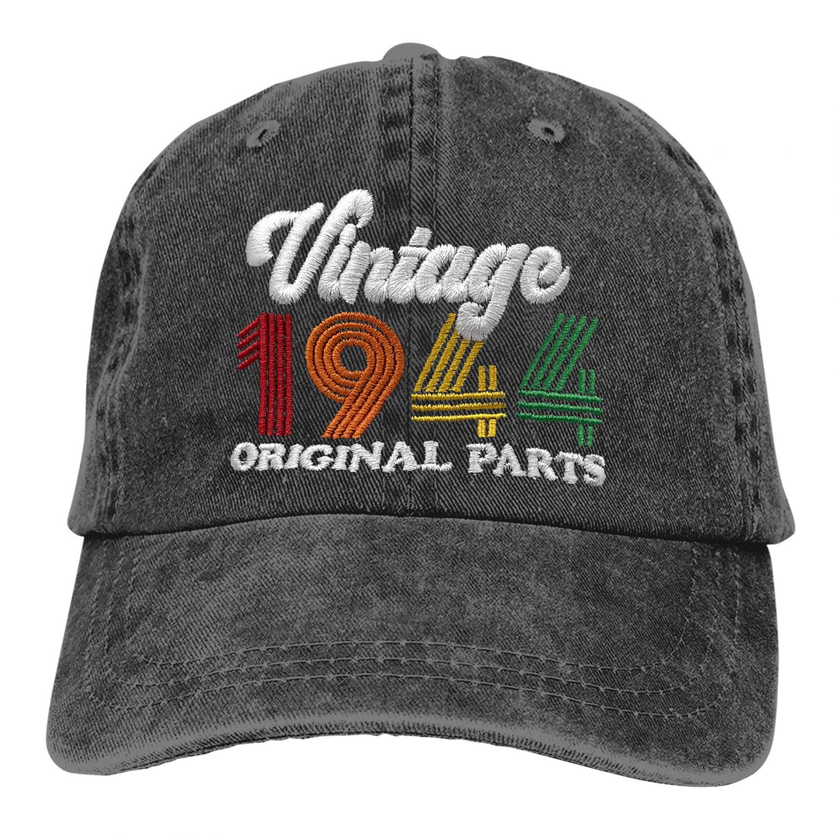 Vintage 1944 Original Parts Baseball Cap, 80th Birthday Decoration 80 ...