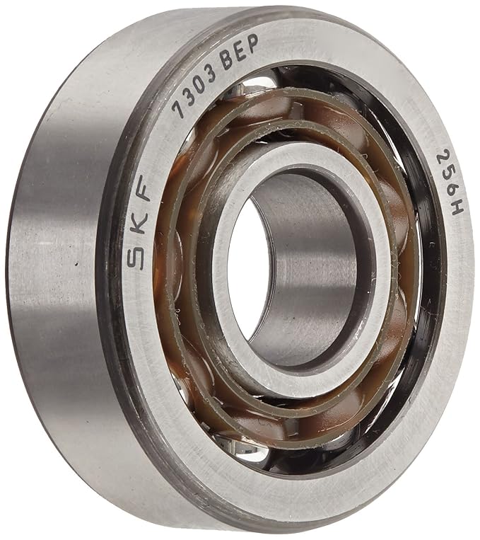 SKF 7303 BEP Medium Series Angular Contact Bearing, Maximum Capacity, ABEC 1 Precision, 40 ...