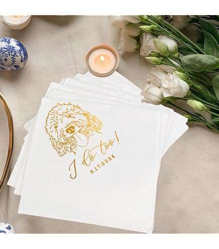 Make your own wedding napkins | Beachweddingtips.com