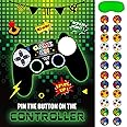 Amazon.com: WERNNSAI Pin The Button on The Video Game Party Game ...