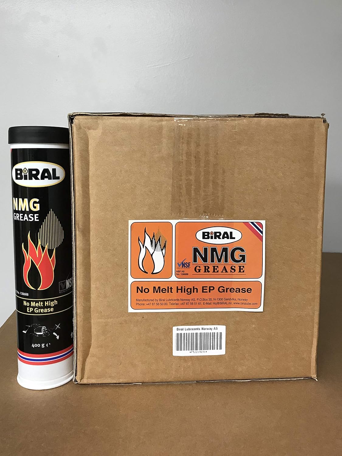 BiRAL NMG No Melt Grease Tube 400g (Case of 24): Amazon.com: Industrial ...