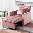 Amazon.com: Convertible Sofa Bed, Sleeper Sofa with Adjustable Backrest ...