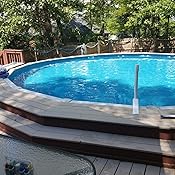 Amazon.com : Blue Wave NE110WH Wedding Cake Above Ground Pool Step with ...