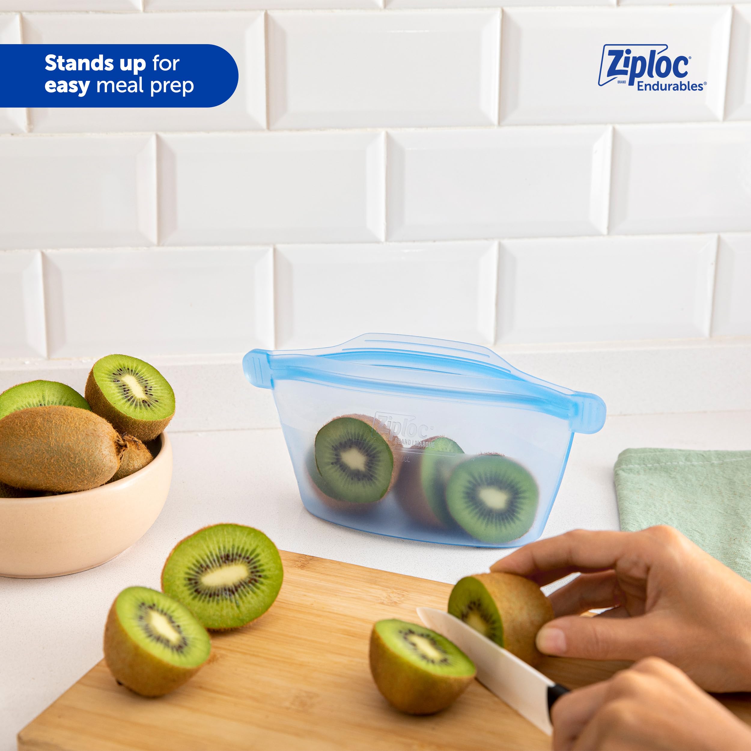 Mua Endurables Small Container, 2 Cups, Reusable Silicone Bags and Food ...