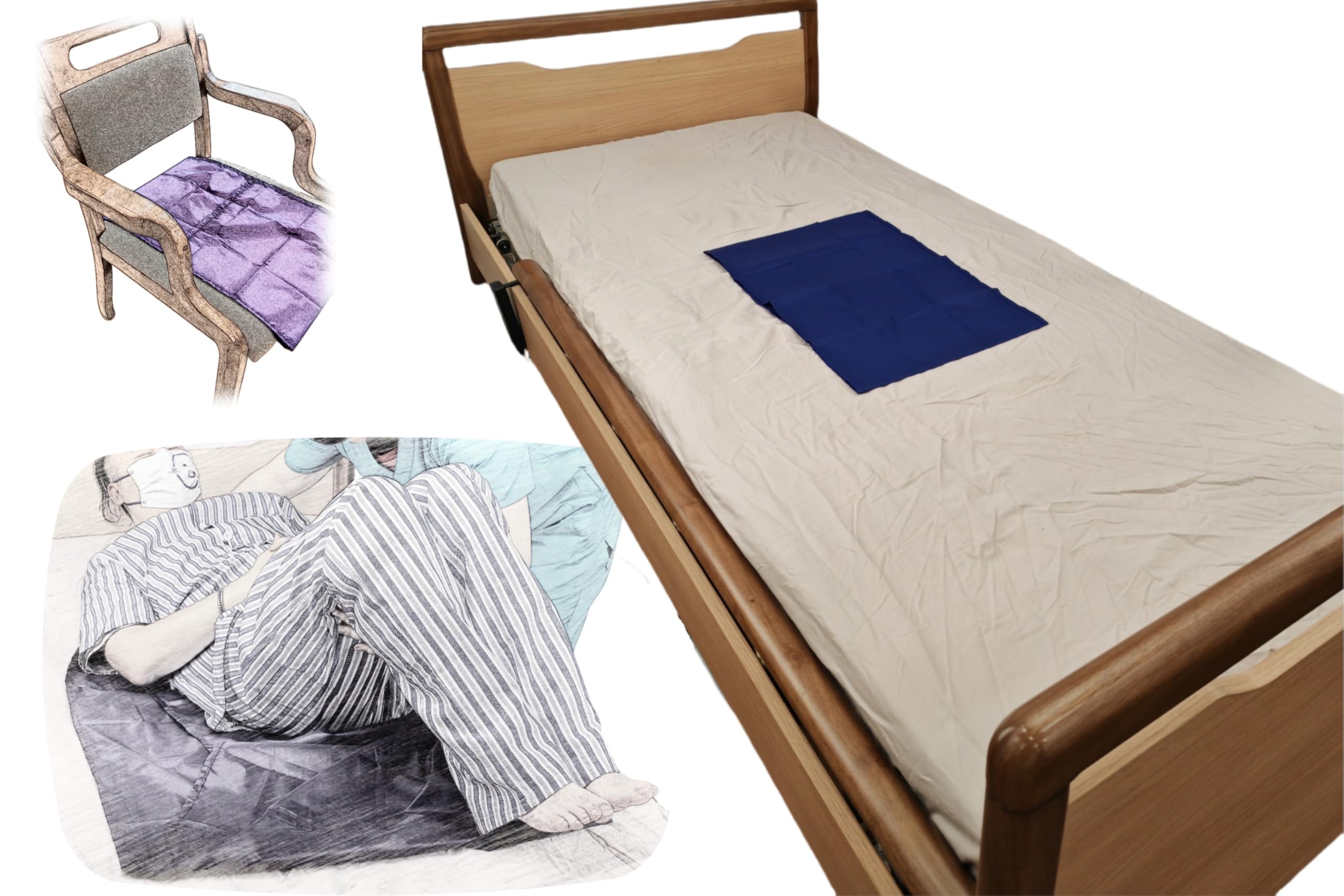 VELUNHOS Tubular Patient Slide Sheet for Moving Patients (Size :40 "x30 ...