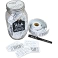 Amazon.com: Top Shelf Wedding Wish Jar Kit with 100 Tickets and ...
