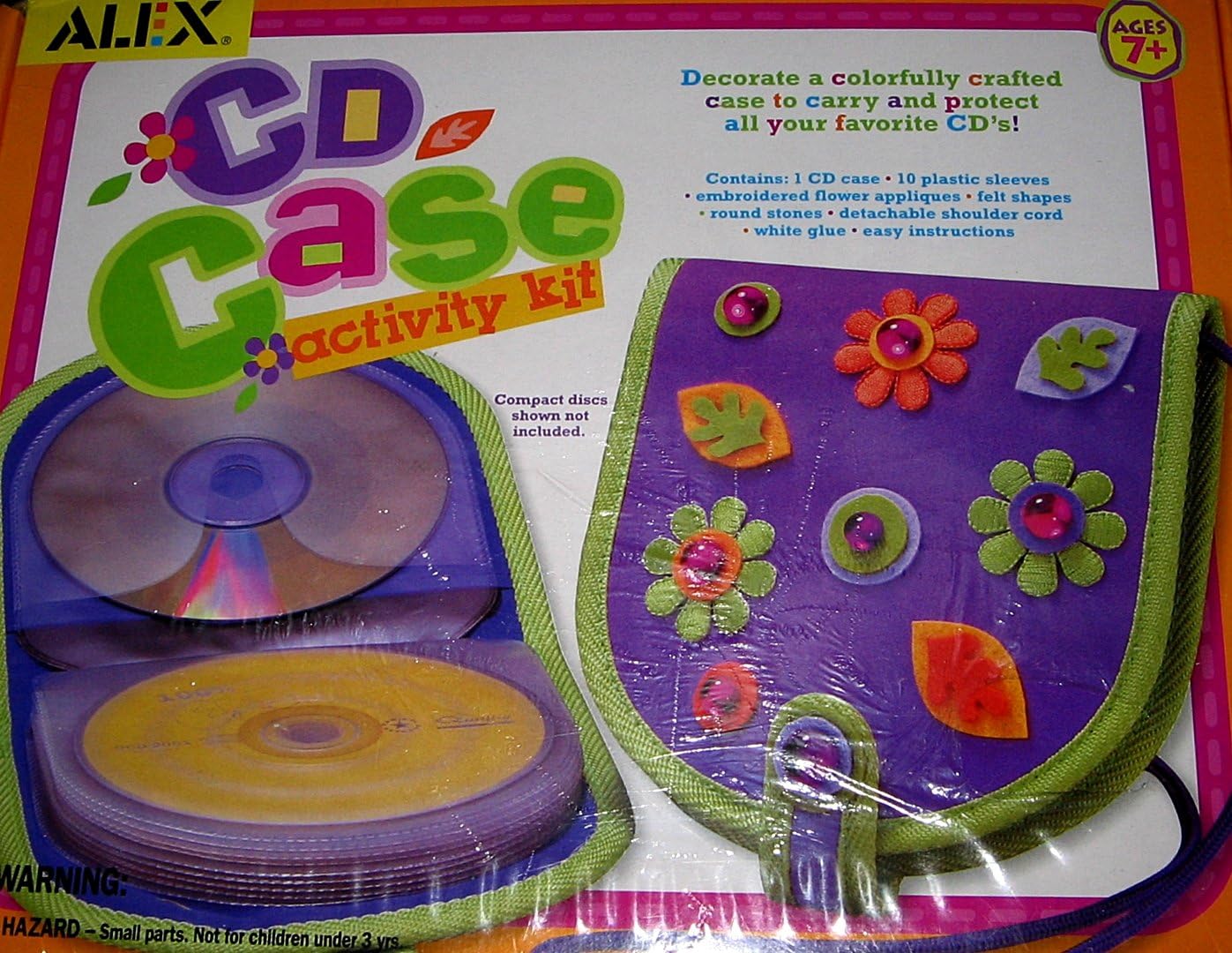 Amazon.com: CD CASE Activity KIT/ 1 CD CASE/ 10 Plastic Sleeves ...