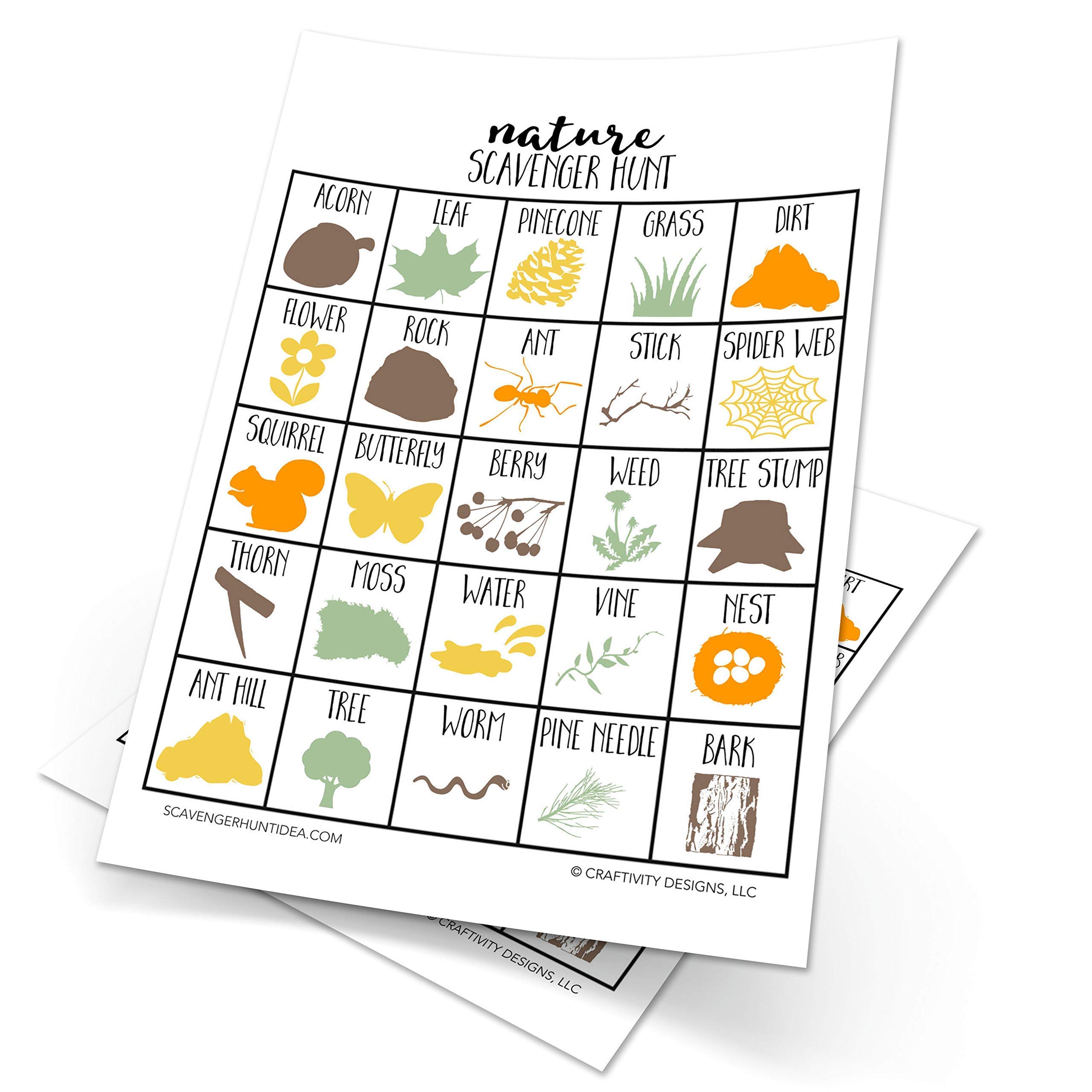 Mua Craftivity Designs Nature Scavenger Hunt Games for Kids, Outdoor ...
