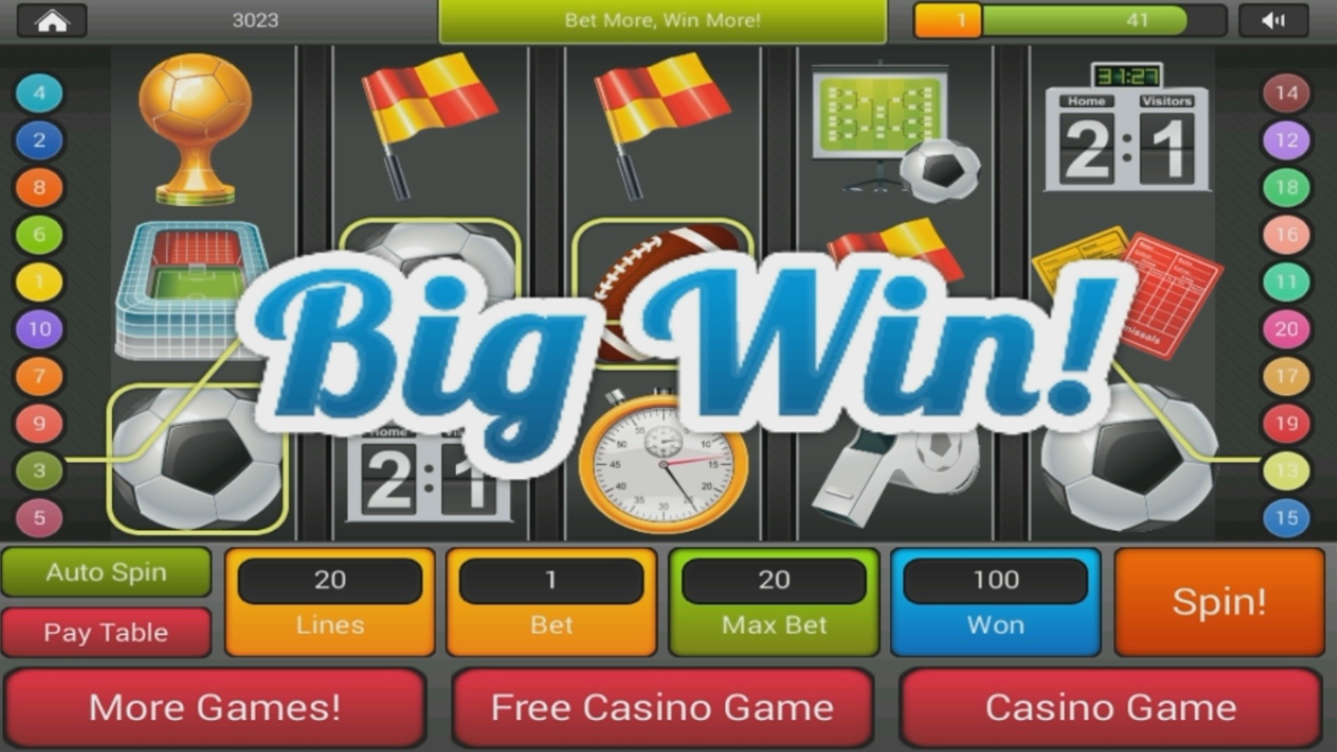 Sports Casino Slots Machine of Fun for Android & Kindle Fire Free ...