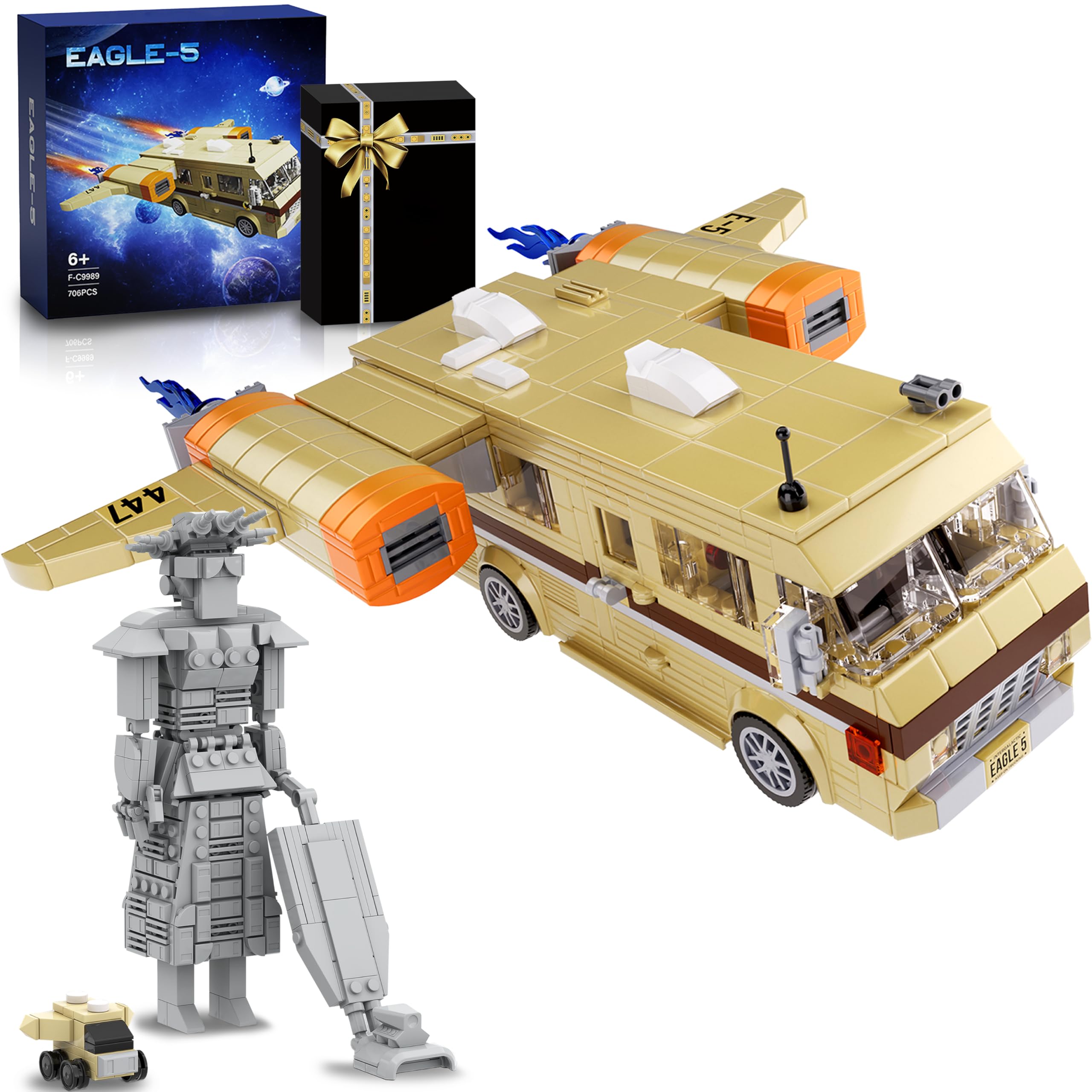 Mega Maid Spaceballs Eagle 5 Creative Building Kit for Adult,Kids ...