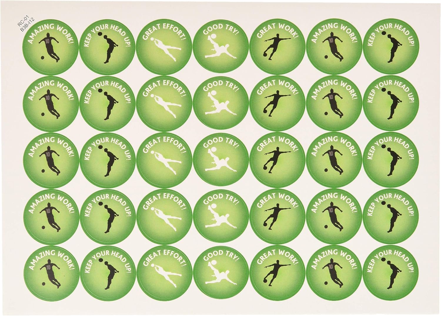 School Stickers A4 Football Collection Reward Chart & Stickers Bumper ...