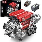 Amazon.com: Mould King 10088 V8 Engine Model Kit - 535 Pcs to Build ...