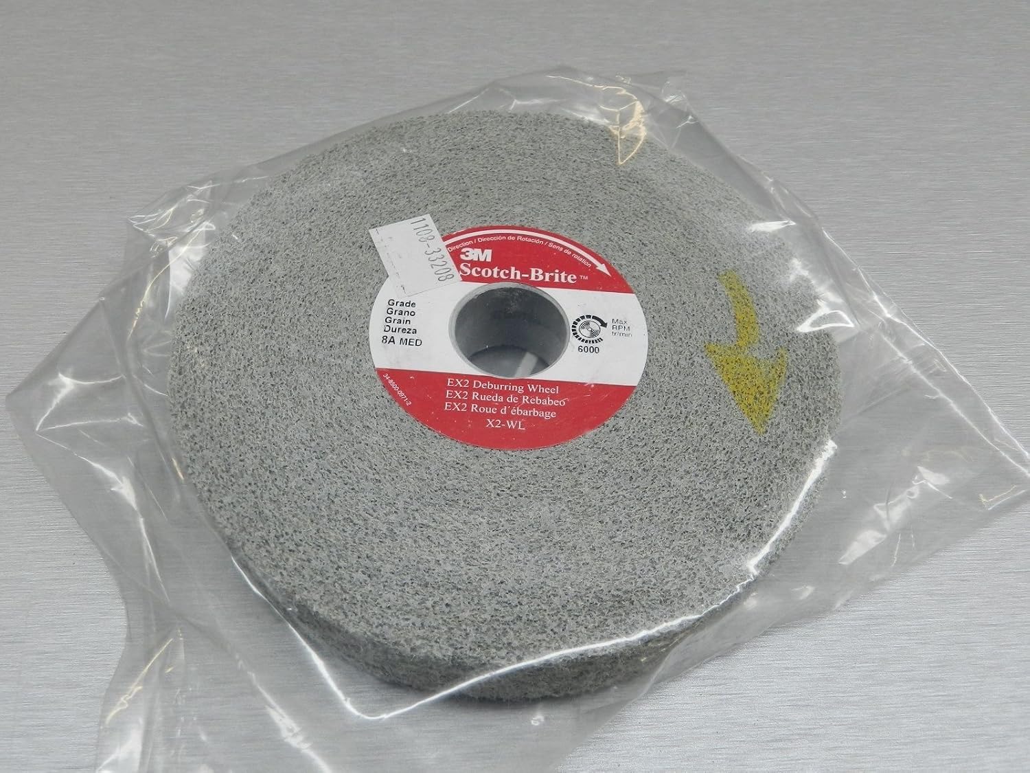 3M Scotch-Brite EX2 DEBURRING WHEEL CONVOLUTE SILICON CARBIDE 8A MED ...