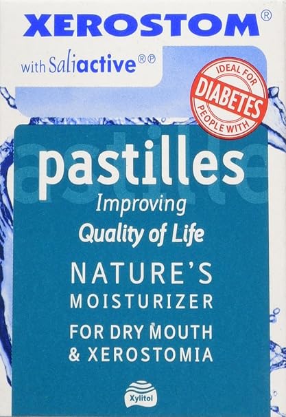 Xerostom With Saliactive For Dry Mouth or Xerostomia Pastilles 30 Units ...