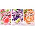 Amazon.com : Japanese Gummy Candy Meiji Snacks,Fruit juice 100%,Peache,Grape,Mandarin Oranges,1. ...