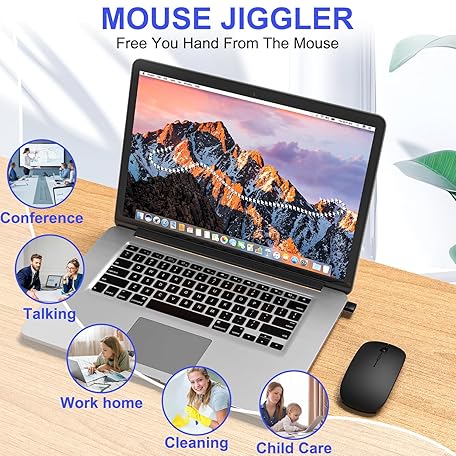 Mua Bluetooth Wireless Mouse Built-in Mouse Jiggler for MacBook Pro ...