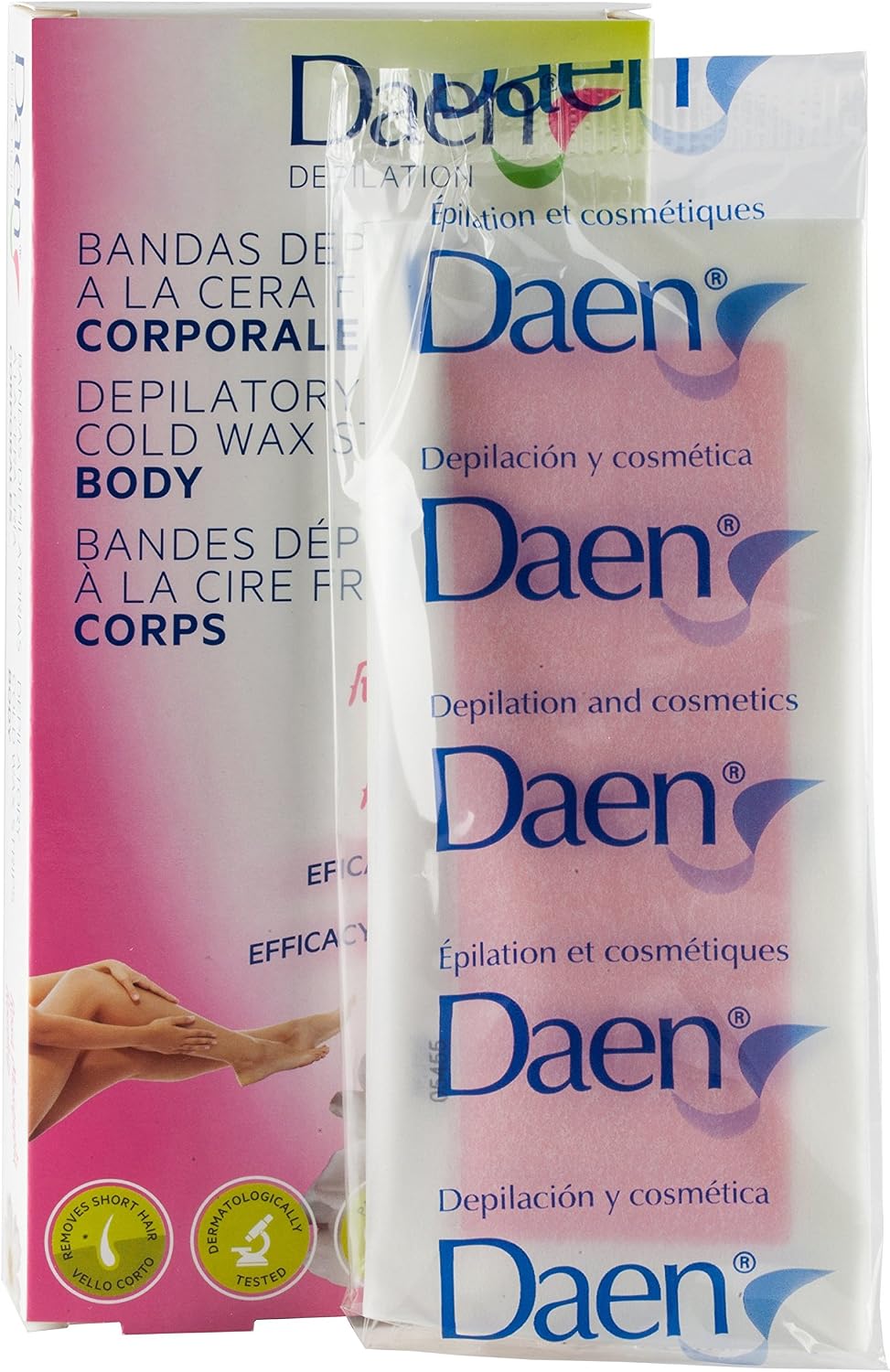 Daen Rosehip Wax Body Strips, 12 count (Pack of 1) - BigaMart