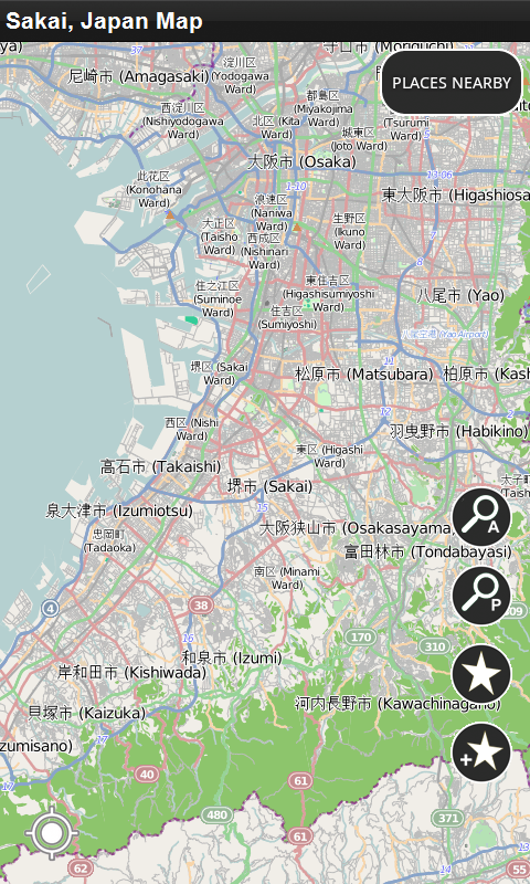 Sakai, Japan - Offline Map : Amazon.com.au: Apps & Games