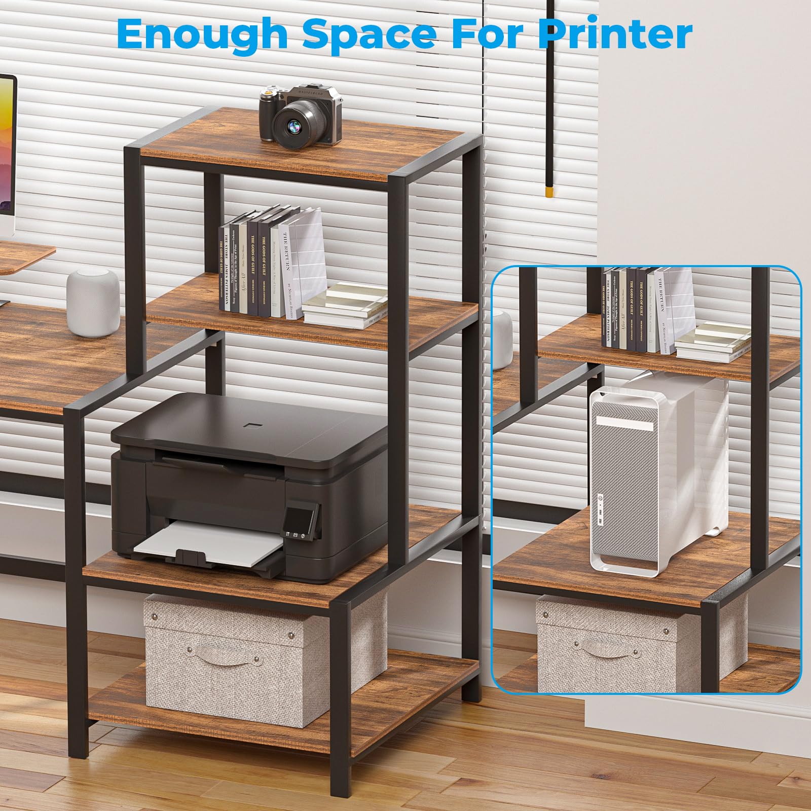 Mua GreenForest Computer Desk 58 inch with Storage Printer Shelf ...